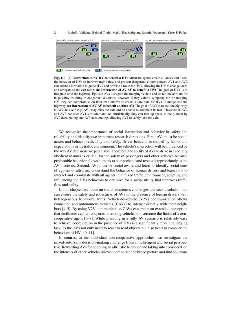 Learning-based social coordination to improve safety and robustness of cooperative autonomous ...
