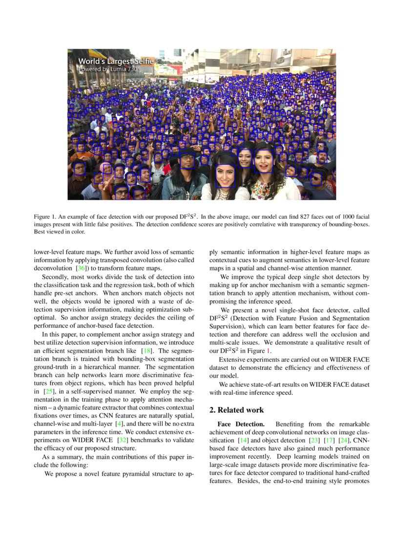 Learning Better Features For Face Detection With Feature Fusion And Segmentation Supervision