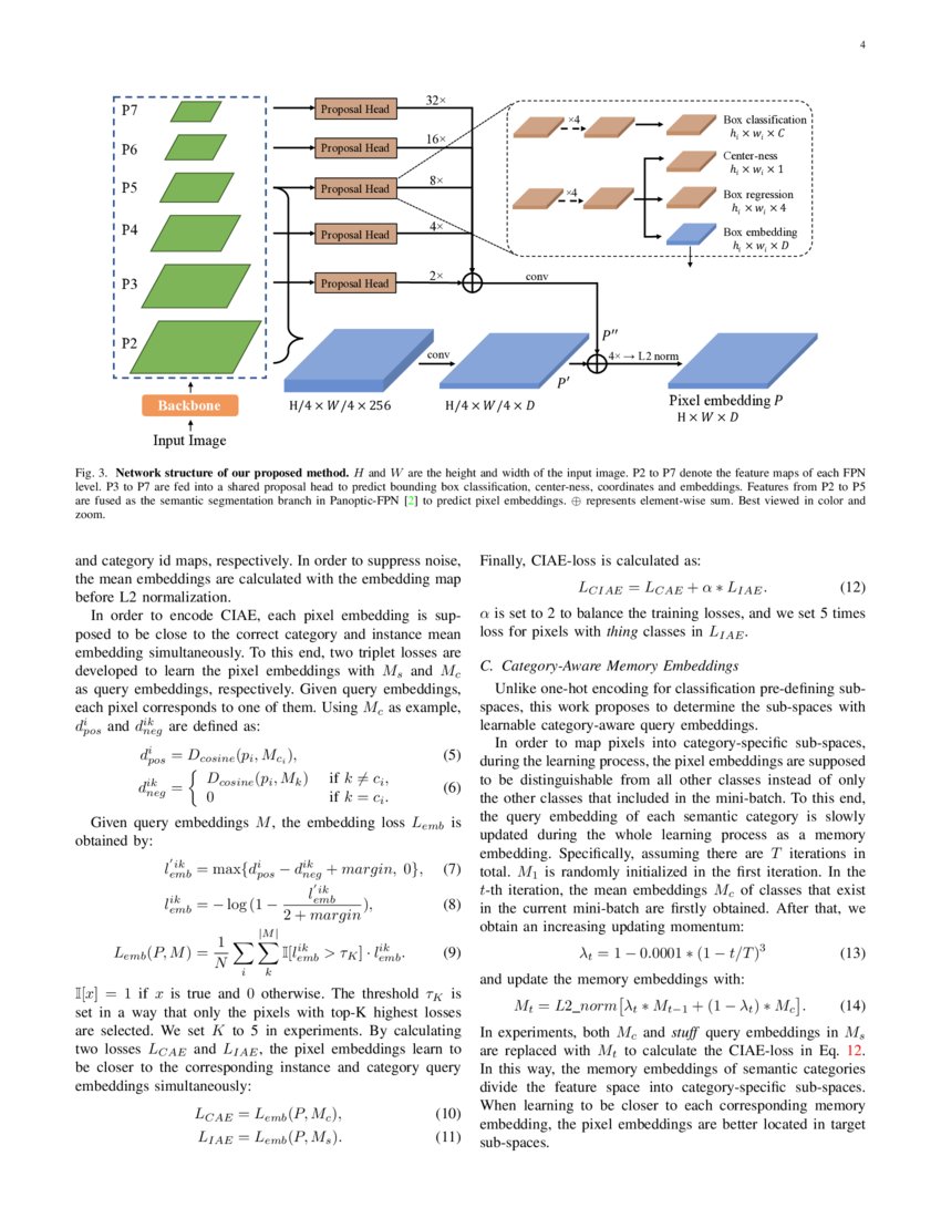 Learning Category- and Instance-Aware Pixel Embedding for Fast Panoptic Segmentation | DeepAI