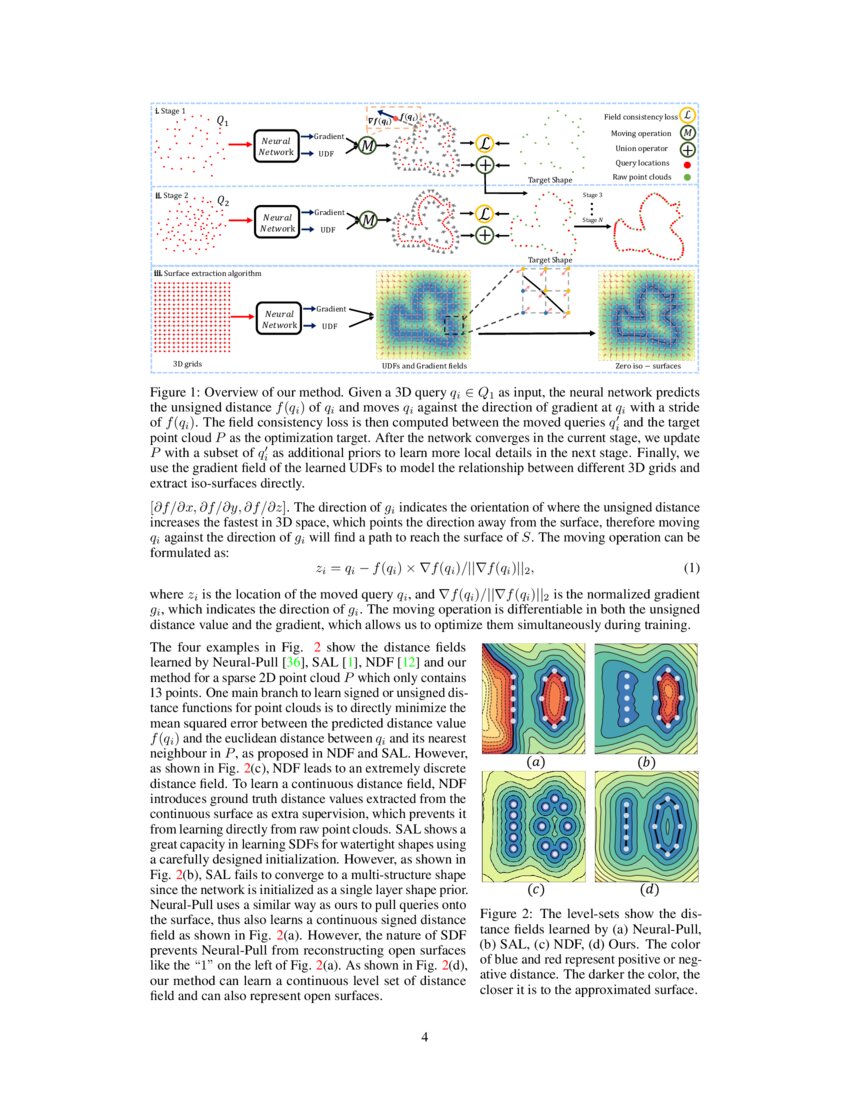 Learning Consistency Aware Unsigned Distance Functions Progressively From Raw Point Clouds Deepai