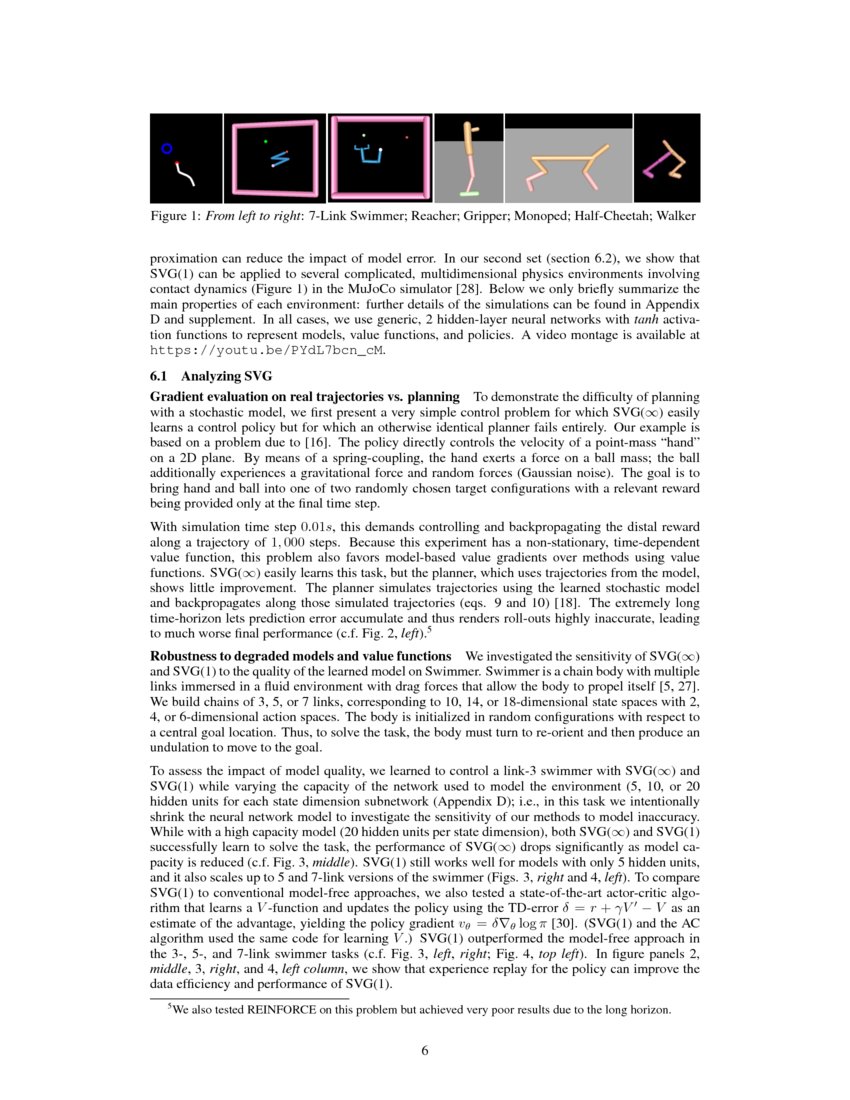 Learning Continuous Control Policies by Stochastic Value Gradients | DeepAI