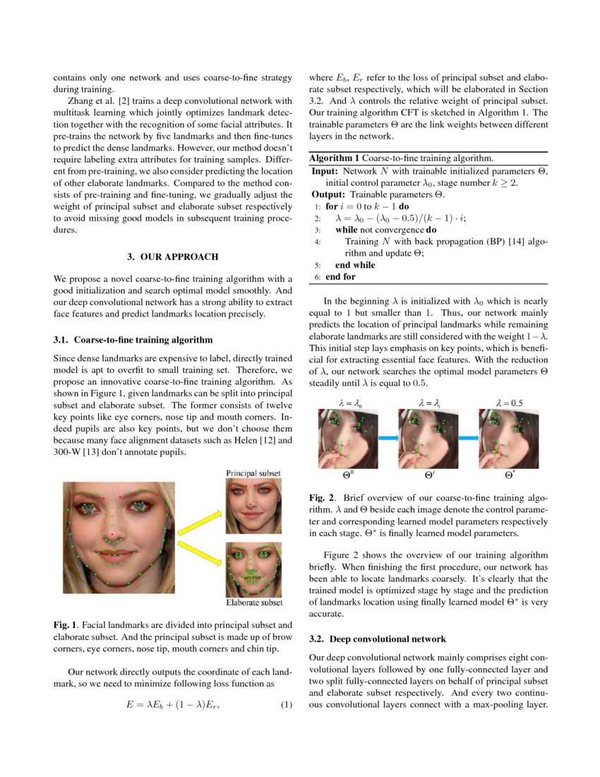 Learning deep representation from coarse to fine for face alignment ...