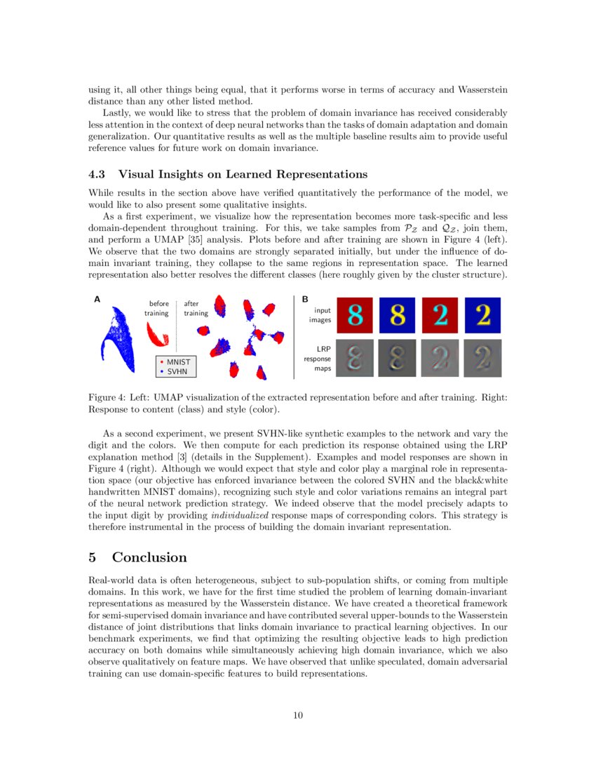 Learning Domain Invariant Representations By Joint Wasserstein Distance