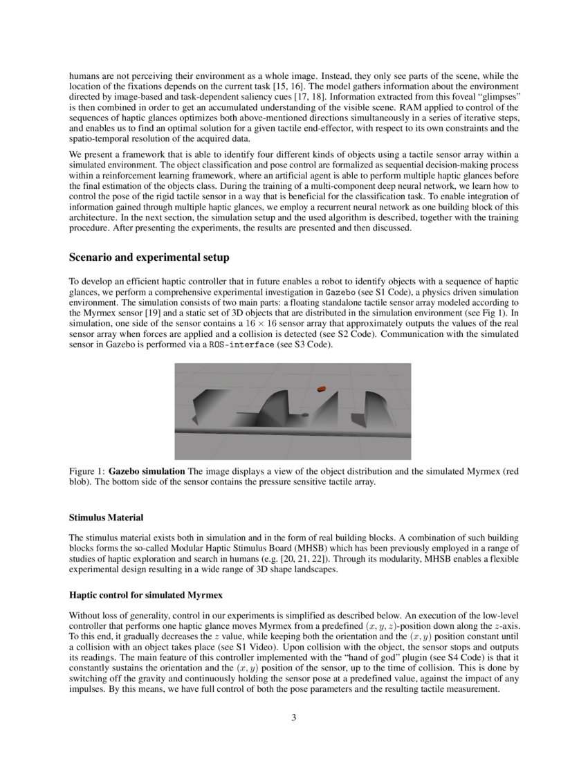 Learning Efficient Haptic Shape Exploration With A Rigid Tactile Sensor Array Deepai