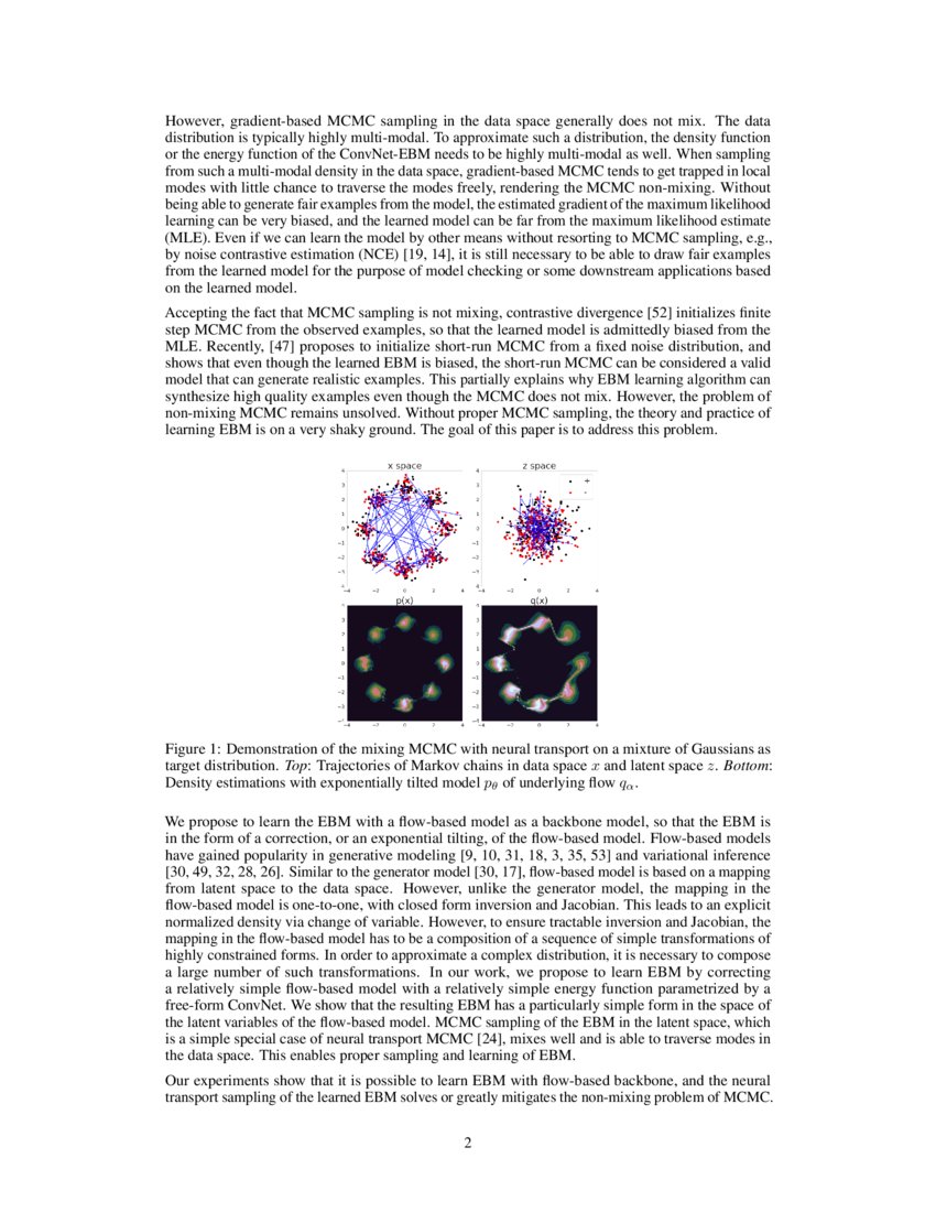 Learning Energy-based Model with Flow-based Backbone by Neural ...
