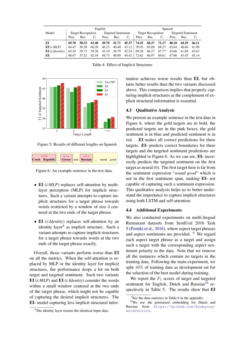 Learning Explicit and Implicit Structures for Targeted Sentiment Analysis | DeepAI