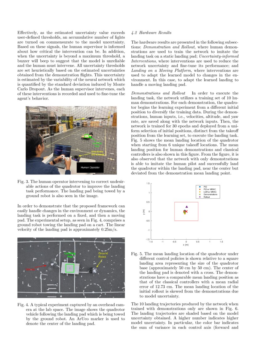 Learning Flight Control Systems from Human Demonstrations and Real-Time ...