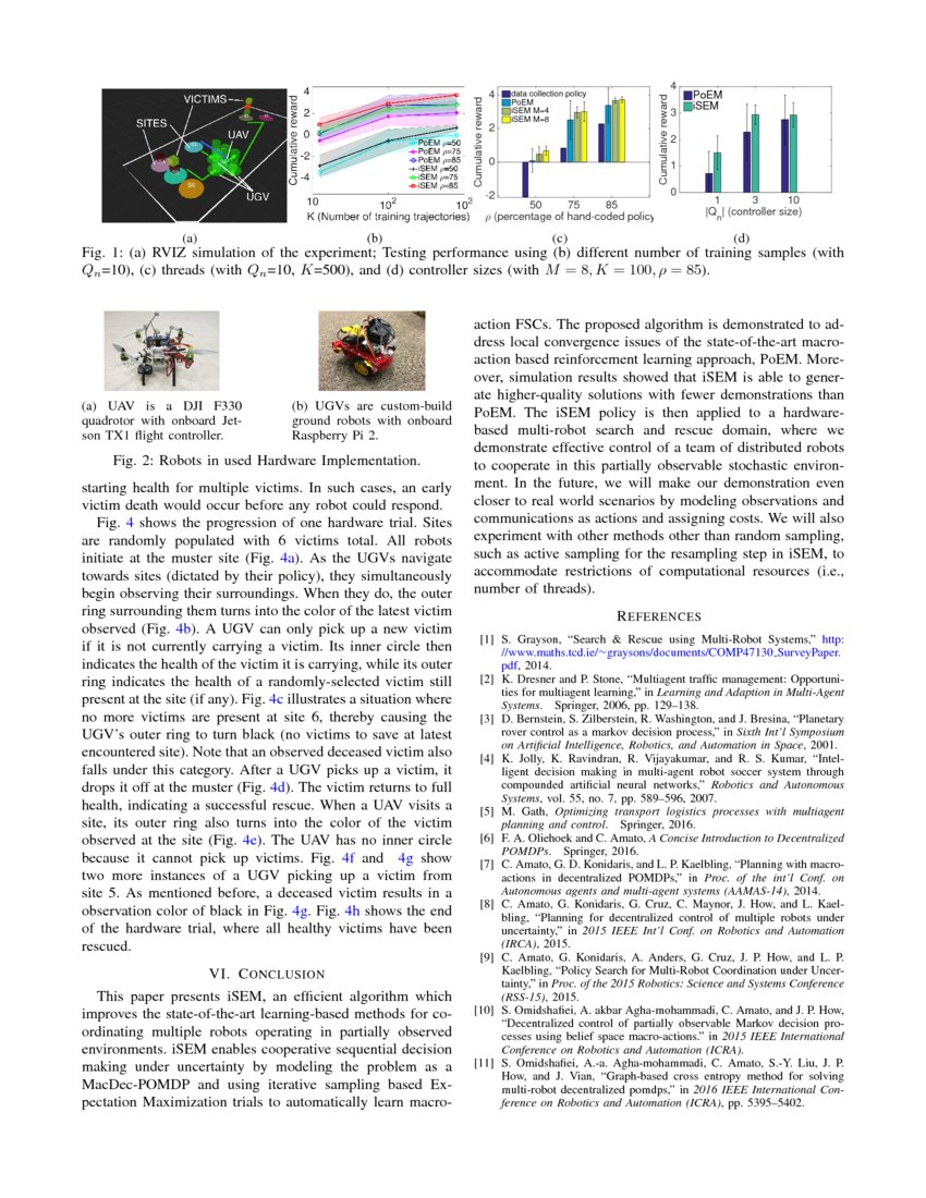 Learning for Multi-robot Cooperation in Partially Observable Stochastic Environments with Macro ...