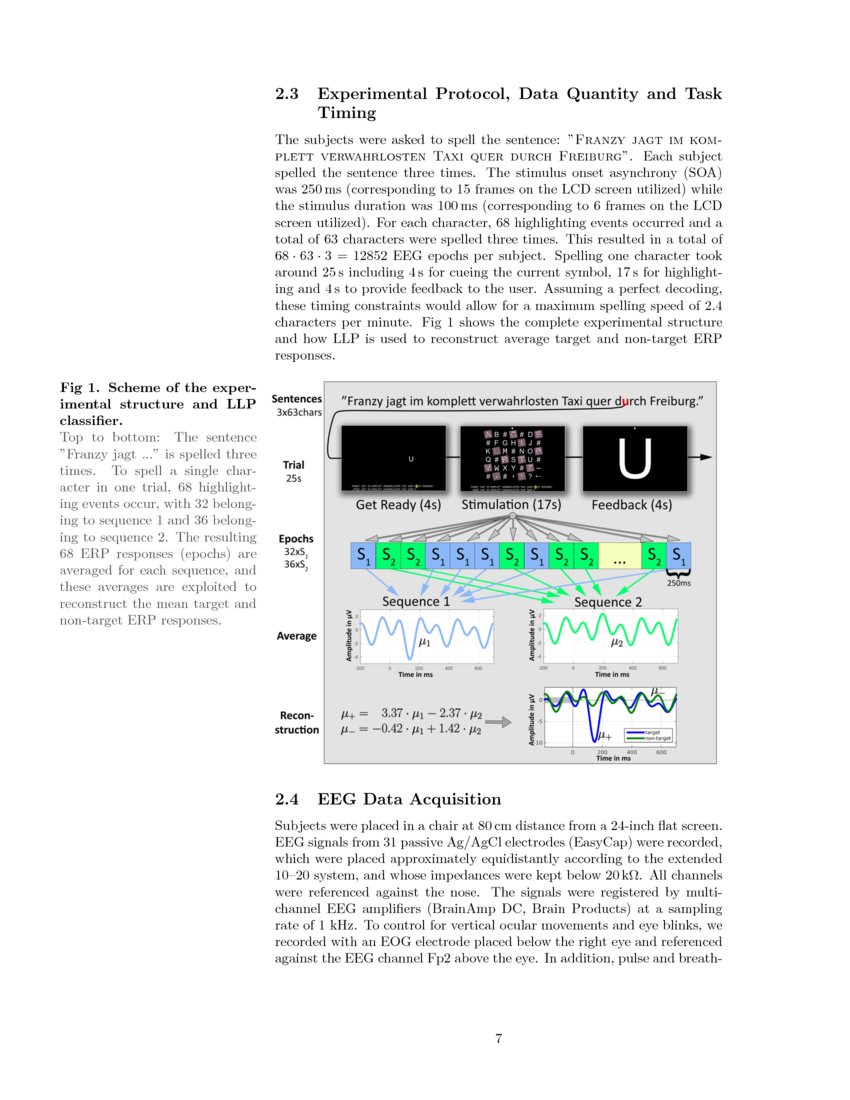 Learning from Label Proportions in Brain-Computer Interfaces: Online Unsupervised Learning with ...