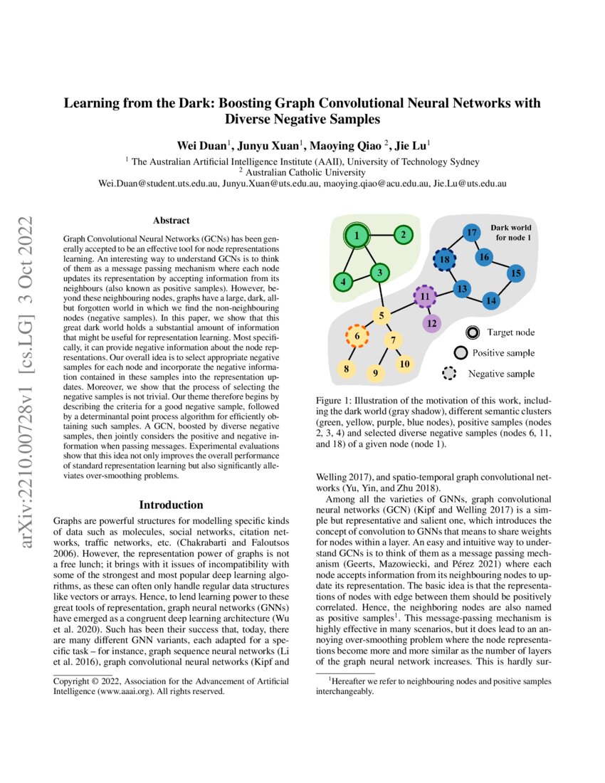 Learning From The Dark Boosting Graph Convolutional Neural Networks With Diverse Negative