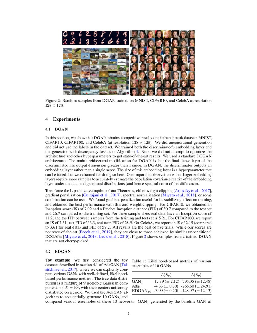 Learning GANs and Ensembles Using Discrepancy | DeepAI