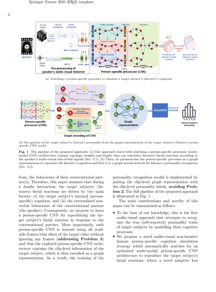 Learning Graph Representation of Person-specific Cognitive Processes from Audio-visual ...