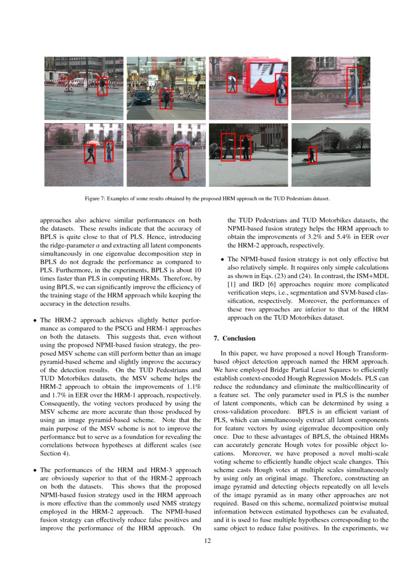 Learning Hough Regression Models Via Bridge Partial Least Squares For Object Detection Deepai