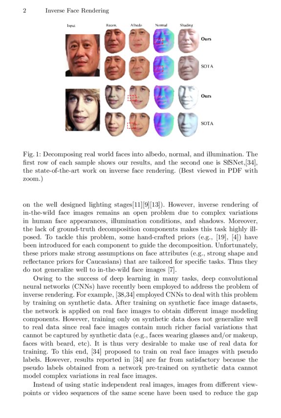 Learning Inverse Rendering of Faces from Real-world Videos | DeepAI