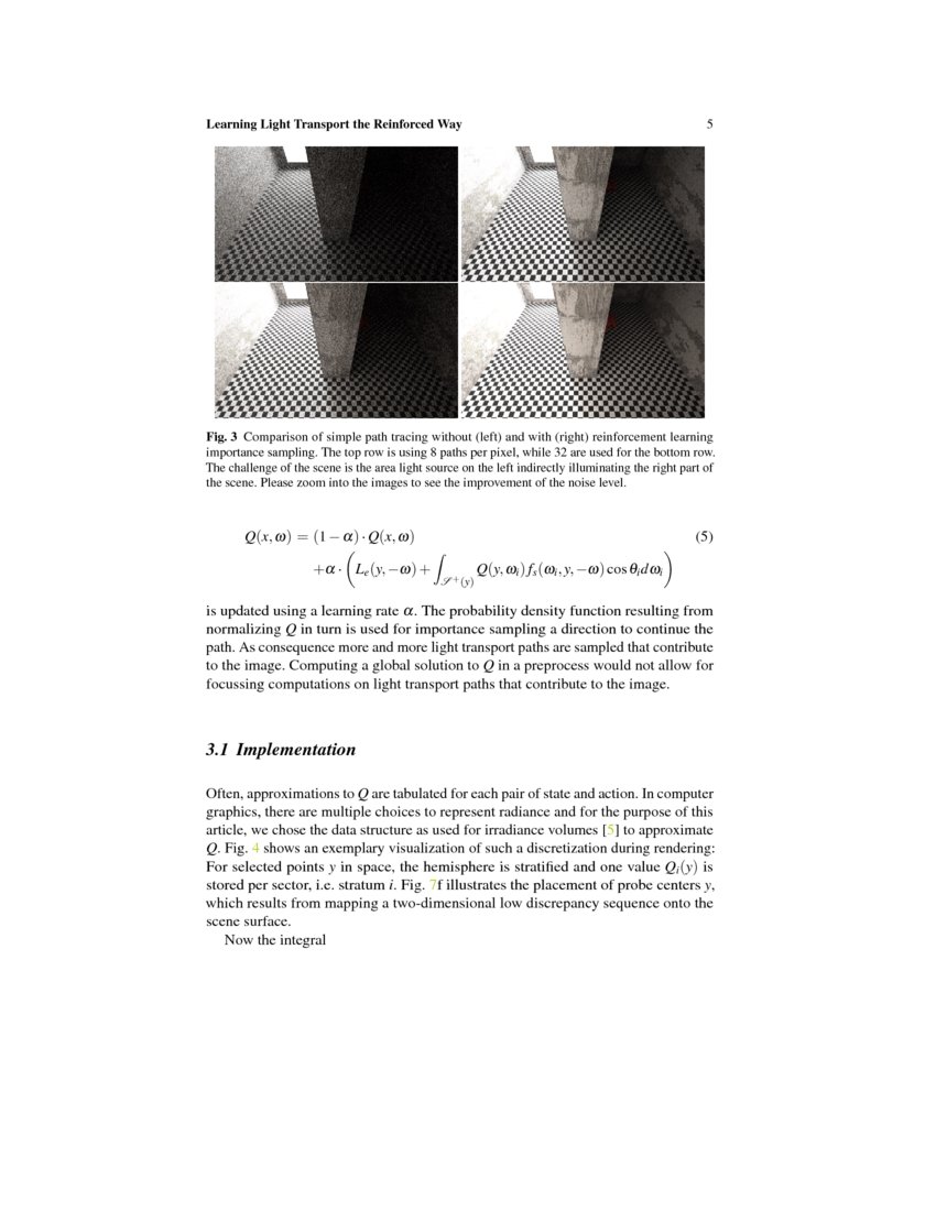 Learning Light Transport the Reinforced Way | DeepAI