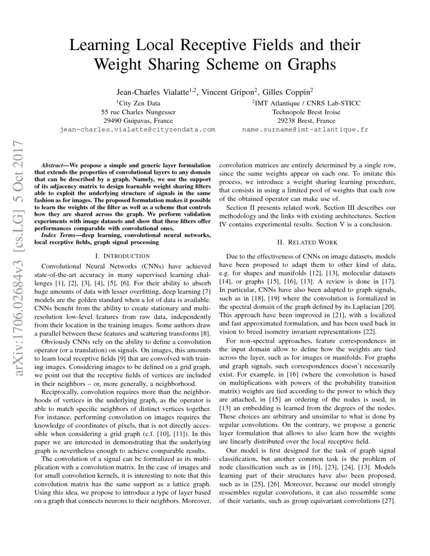 Learning Local Receptive Fields and their Weight Sharing Scheme on ...