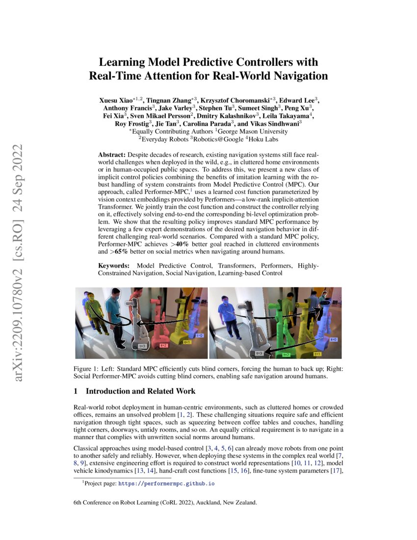 Learning Model Predictive Controllers with Real-Time Attention for Real ...