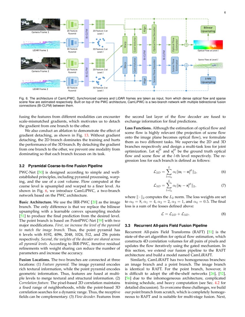 Learning Optical Flow and Scene Flow with Bidirectional Camera-LiDAR Fusion | DeepAI