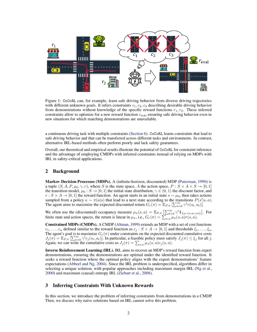 Learning Safety Constraints from Demonstrations with Unknown Rewards | DeepAI
