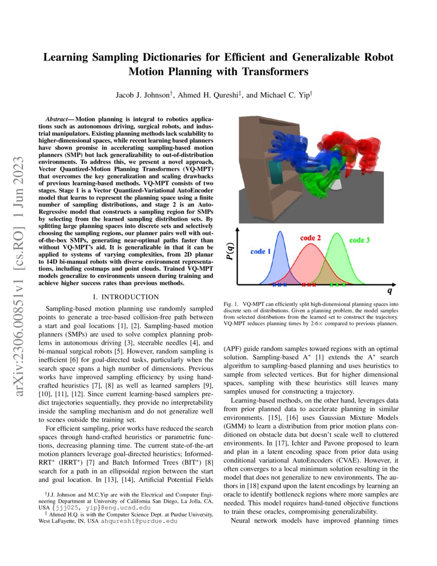 Learning Sampling Dictionaries for Efficient and Generalizable Robot ... Learning Sampling Dictionaries for Efficient and Generalizable Robot ...