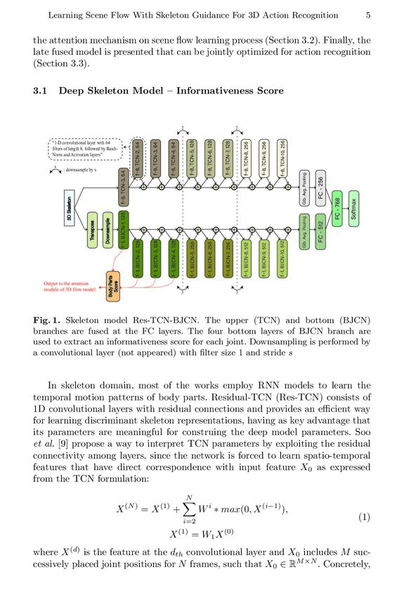 Learning Scene Flow With Skeleton Guidance For 3d Action Recognition