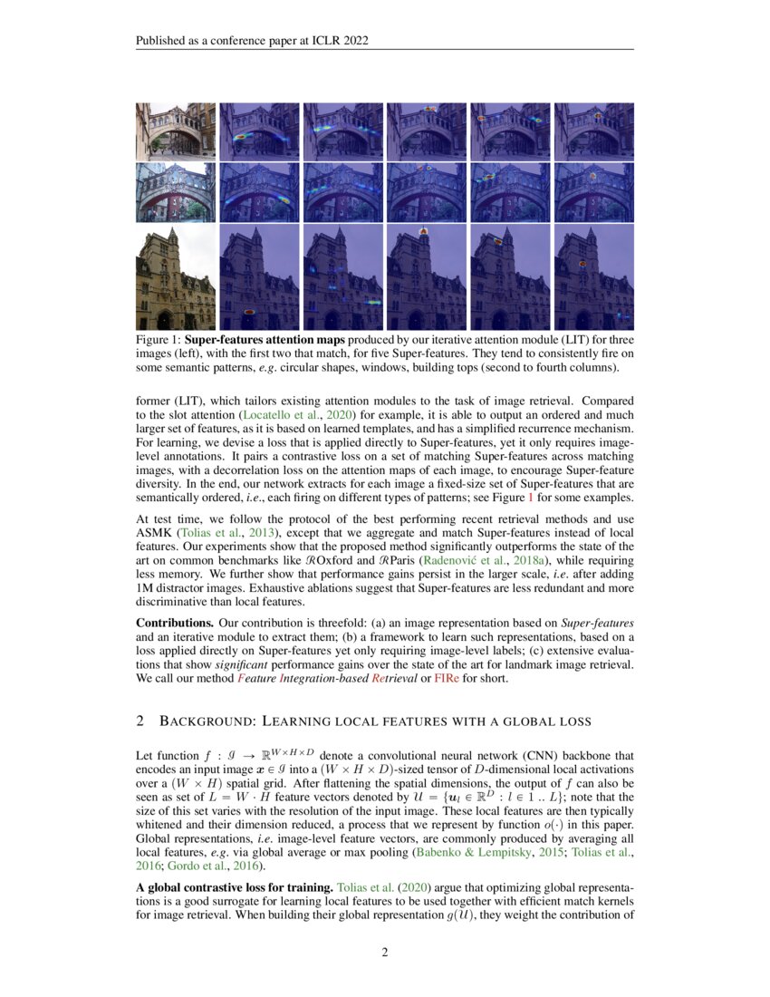 Learning Super-Features for Image Retrieval | DeepAI