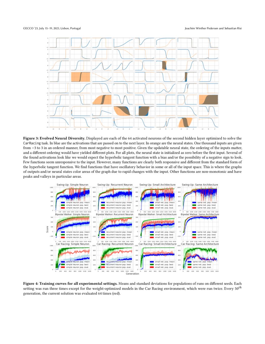 Learning To Act Through Evolution Of Neural Diversity In Random Neural 6814