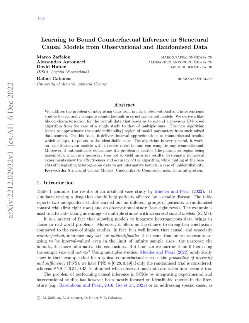 Learning To Bound Counterfactual Inference In Structural Causal Models