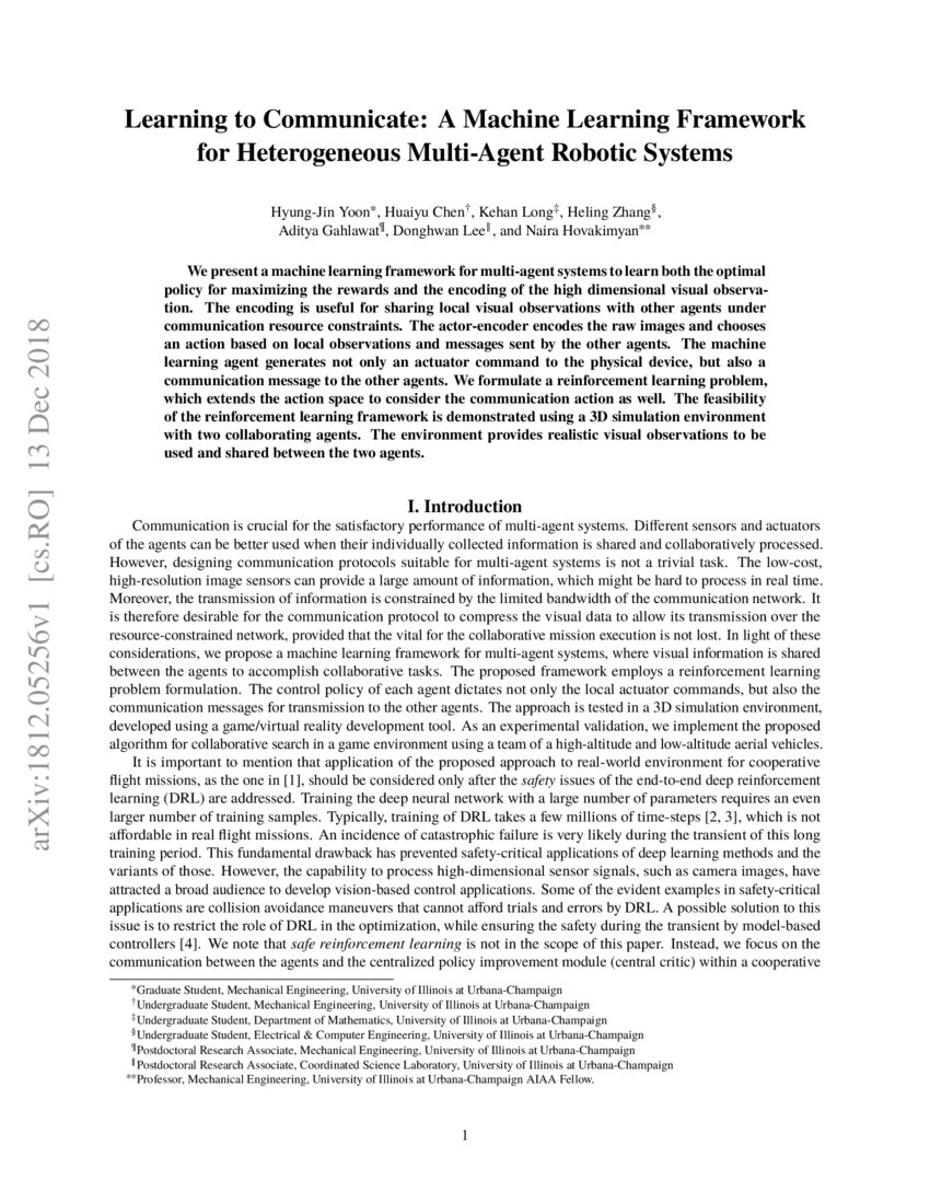 Learning to Communicate: A Machine Learning Framework for Heterogeneous ...