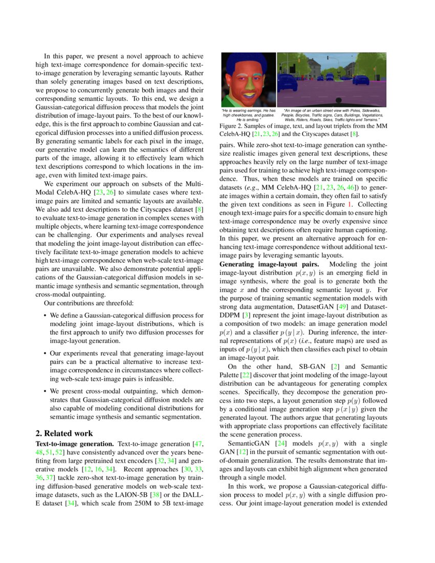 Learning To Generate Semantic Layouts For Higher Text Image Correspondence In Text To Image