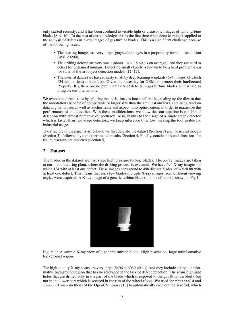 Learning To Identify Drilling Defects In Turbine Blades With Single Stage Detectors Deepai