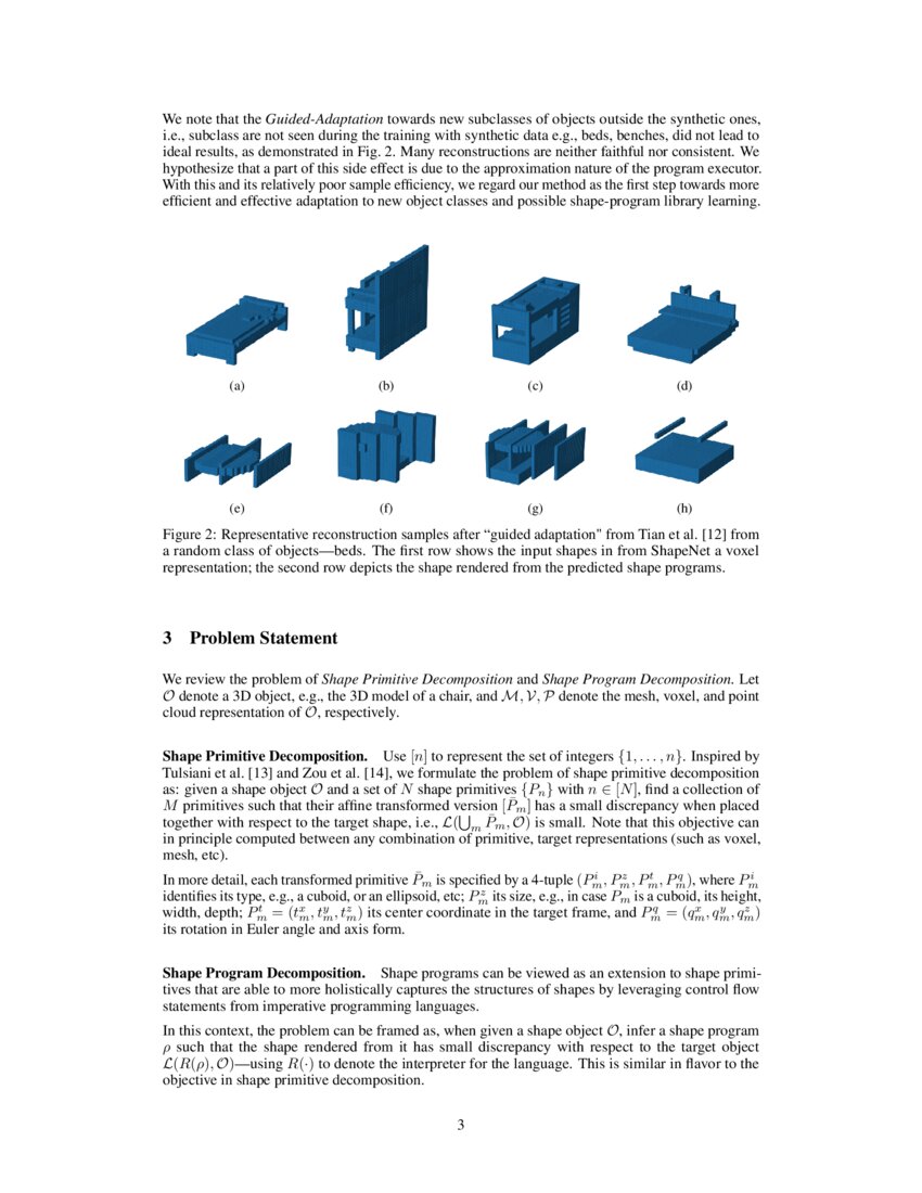 Learning to Infer 3D Shape Programs with Differentiable Renderer | DeepAI