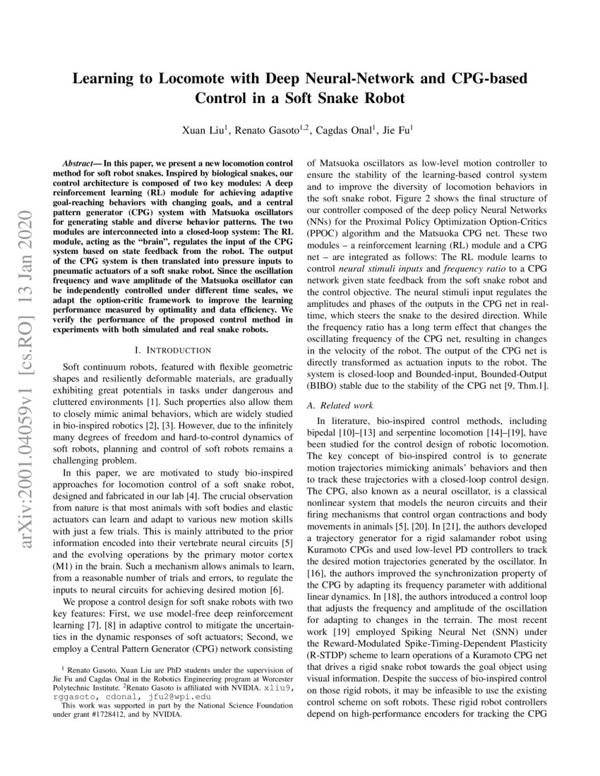 Learning to Locomote with Deep Neural-Network and CPG-based Control in ...