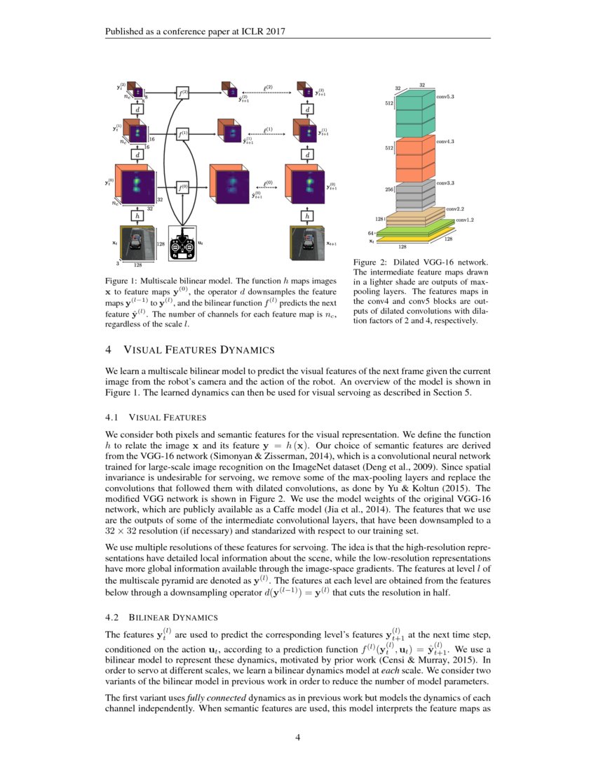 Learning Visual Servoing with Deep Features and Fitted Q-Iteration | DeepAI