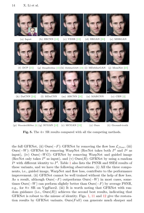 Learning Warped Guidance for Blind Face Restoration | DeepAI