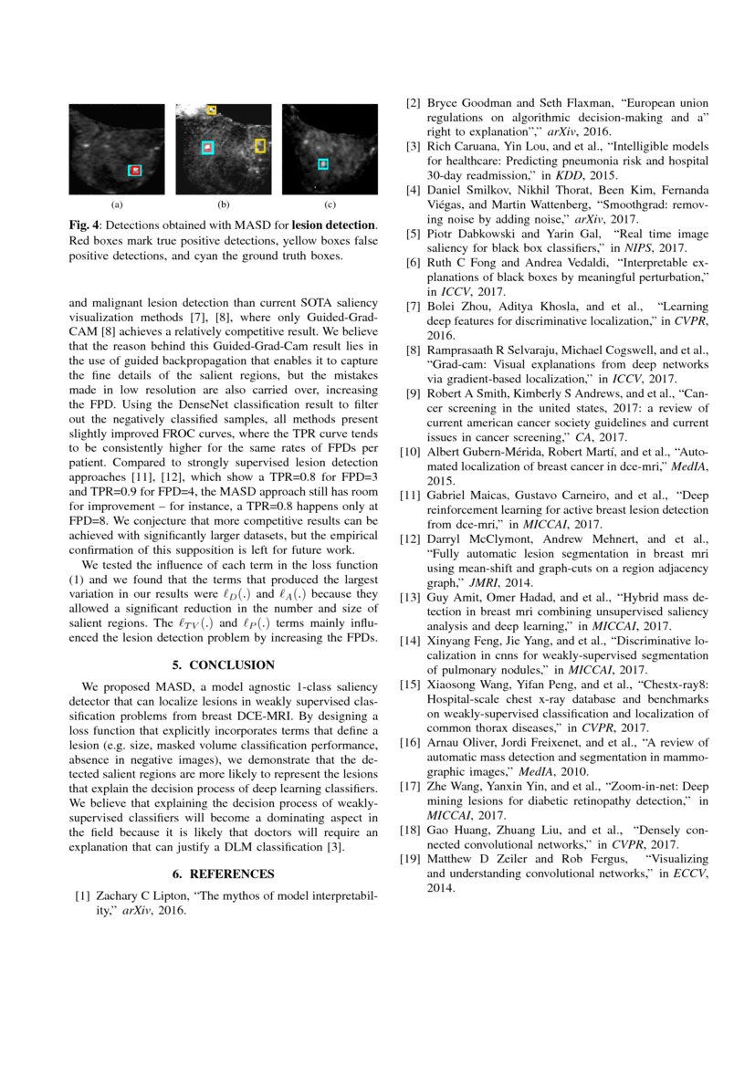 Lesion Saliency for Weakly Supervised Lesion Detection from Breast DCE ... Lesion Saliency for Weakly Supervised Lesion Detection from Breast DCE ...