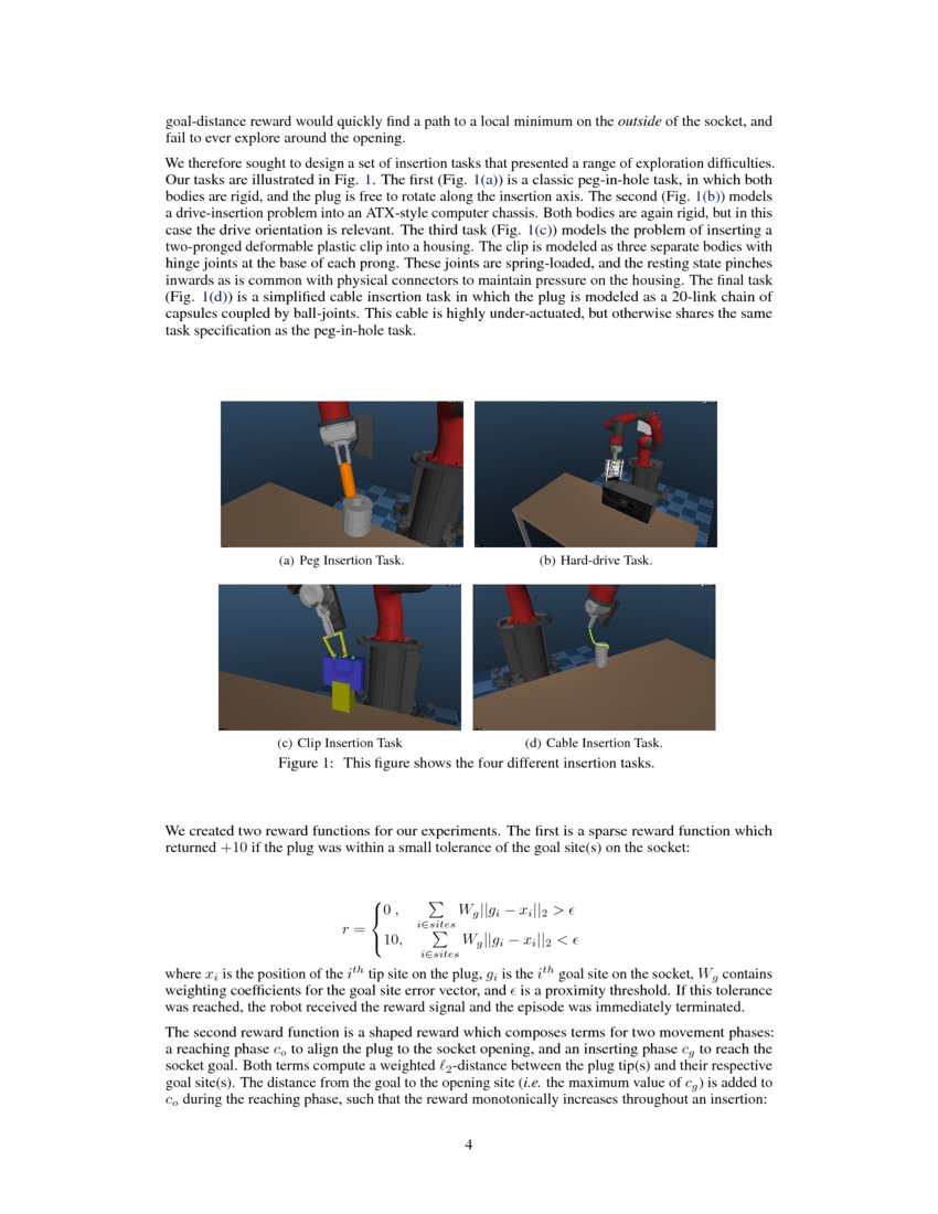 Leveraging Demonstrations For Deep Reinforcement Learning On Robotics Problems With Sparse