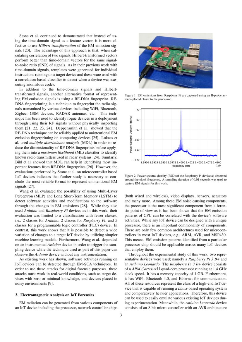 Leveraging Electromagnetic Side-Channel Analysis for the Investigation ...