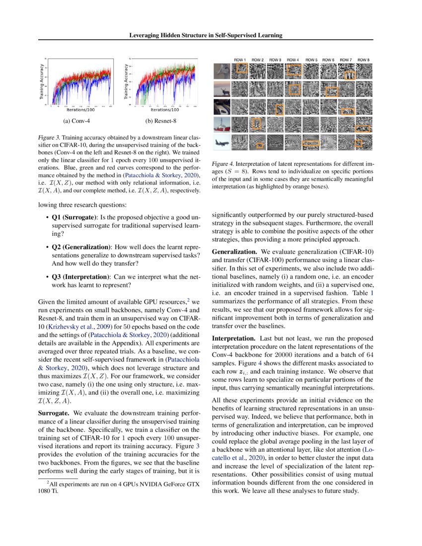 Leveraging Hidden Structure in Self-Supervised Learning | DeepAI