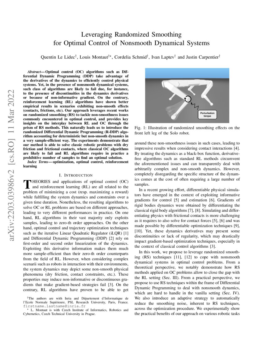 Leveraging Randomized Smoothing For Optimal Control Of Nonsmooth Dynamical Systems Deepai
