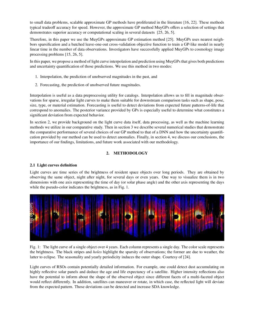 Light Curve Completion And Forecasting Using Fast And Scalable Gaussian Processes Muygps Deepai