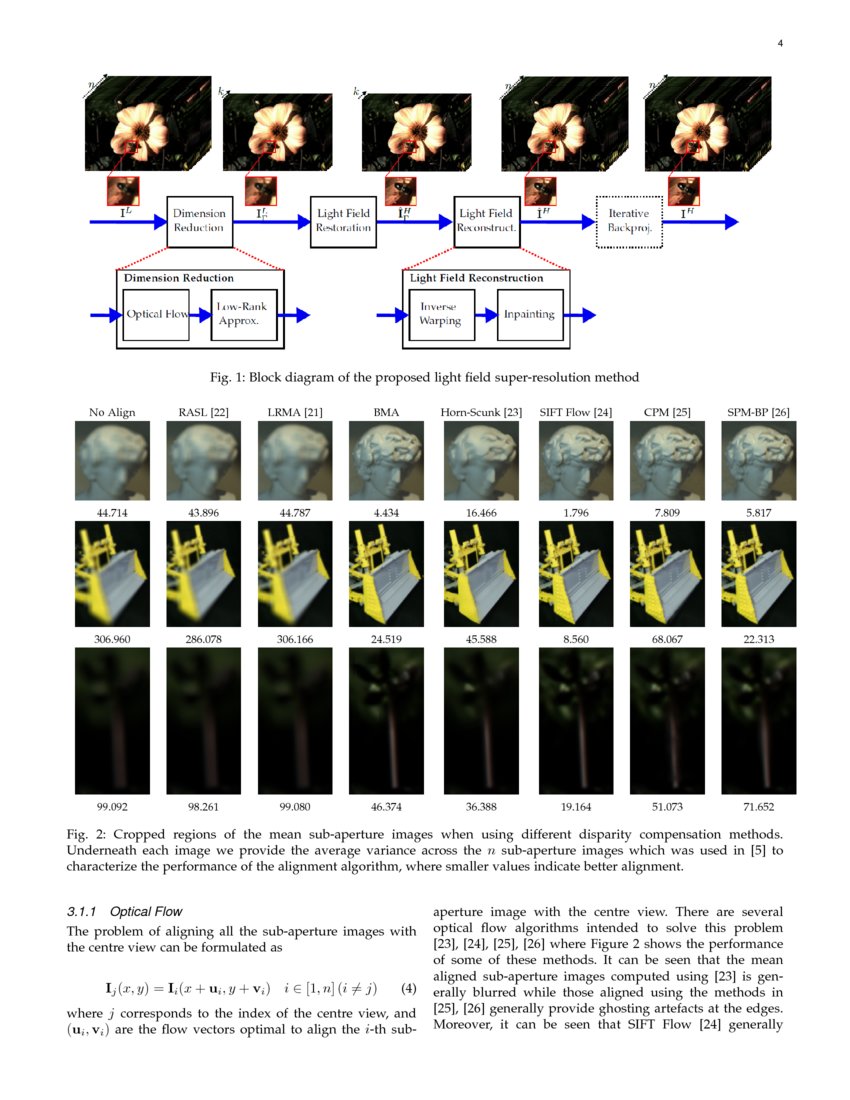 Light Field Super Resolution Using A Low Rank Prior And Deep Convolutional Neural Networks Deepai