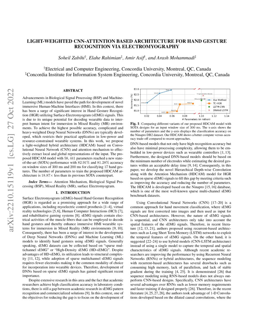 Light Weighted Cnn Attention Based Architecture For Hand Gesture Recognition Via