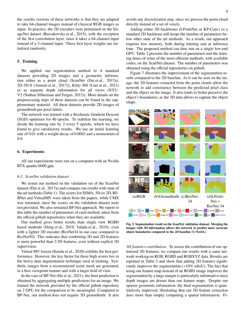 Lightweight integration of 3D features to improve 2D image segmentation ...