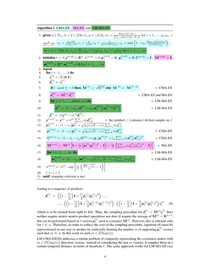 Limited-Memory Matrix Adaptation for Large Scale Black-box Optimization | DeepAI