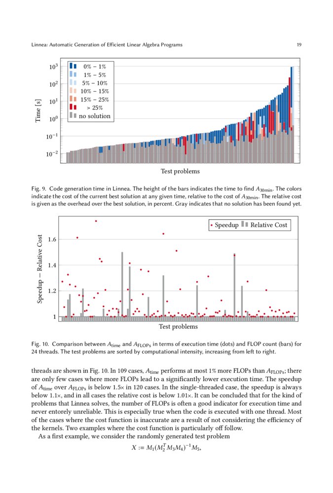 Linnea: Automatic Generation of Efficient Linear Algebra Programs | DeepAI