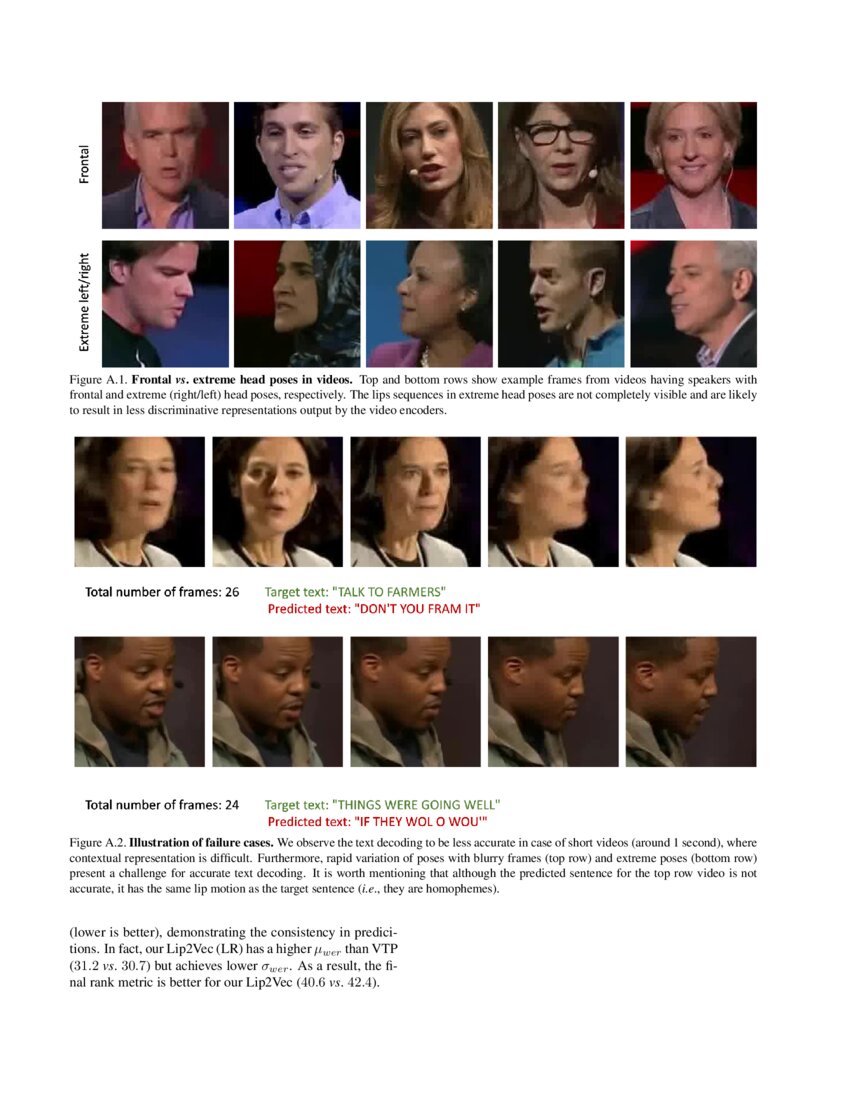 Lip2vec Efficient And Robust Visual Speech Recognition Via Latent To Latent Visual To Audio