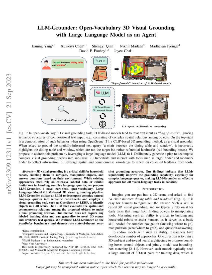 Llm Grounder Open Vocabulary 3d Visual Grounding With Large Language