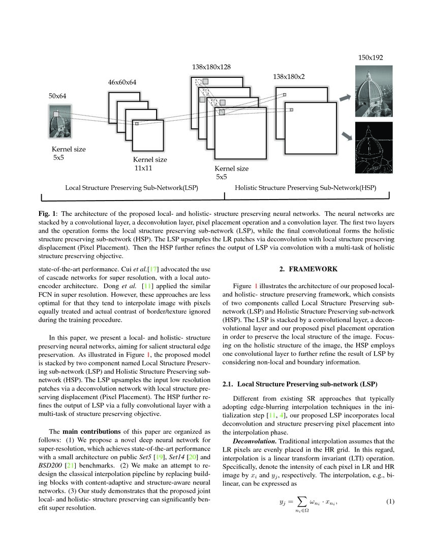 Local- and Holistic- Structure Preserving Image Super Resolution via Deep Joint Component ...