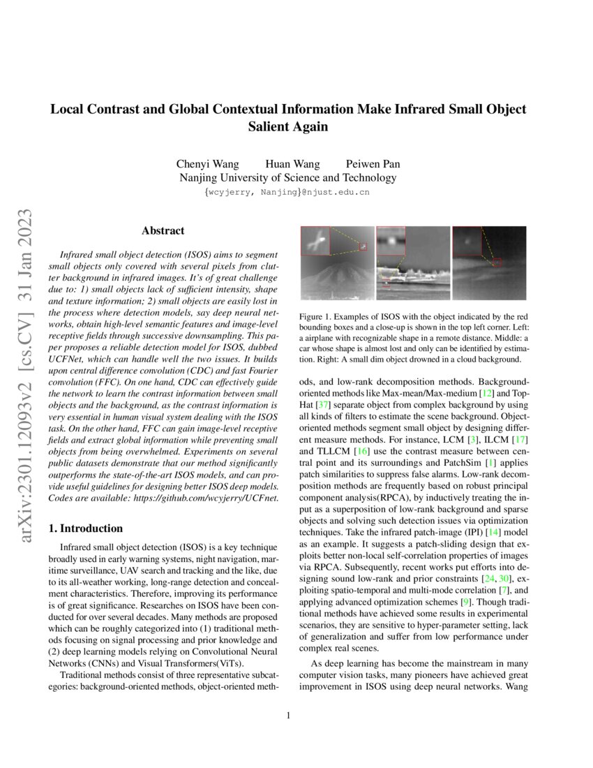 Local Contrast And Global Contextual Information Make Infrared Small